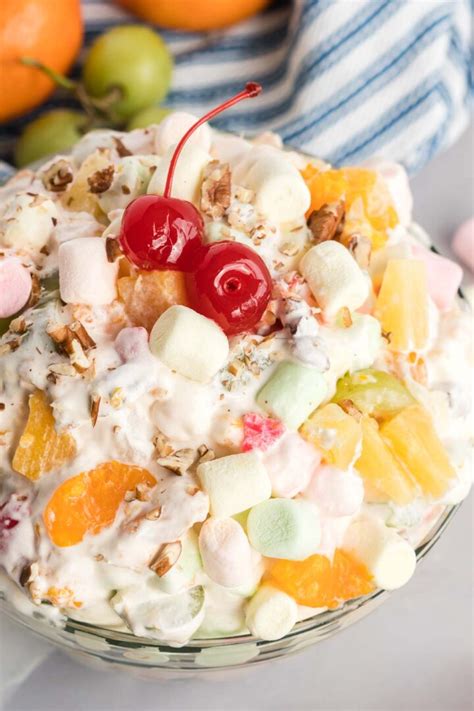 Marshmallow Fruit Salad Ambrosia Salad Tastes Of Homemade