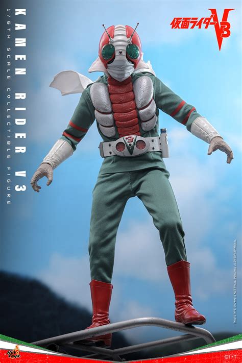 Kamen Rider V3 Special Edition Sixth Sale Figure By Hot Toys Sideshow Collectibles