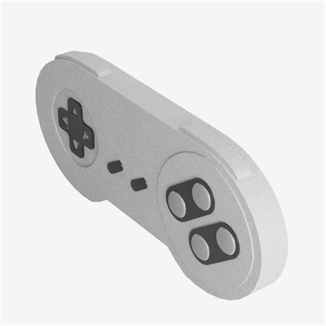 3d Model Classic Game Controller Vr Ar Low Poly Cgtrader
