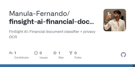 Github Manula Fernandofinsight Ai Financial Doc Classifier Finsight