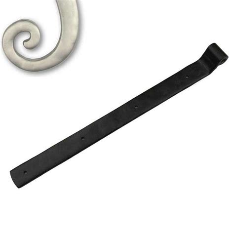 Seaside Shutters S2 201 15 Cast Brass Shutter Strap Hinge Arch End Satin Nickel Finish 1