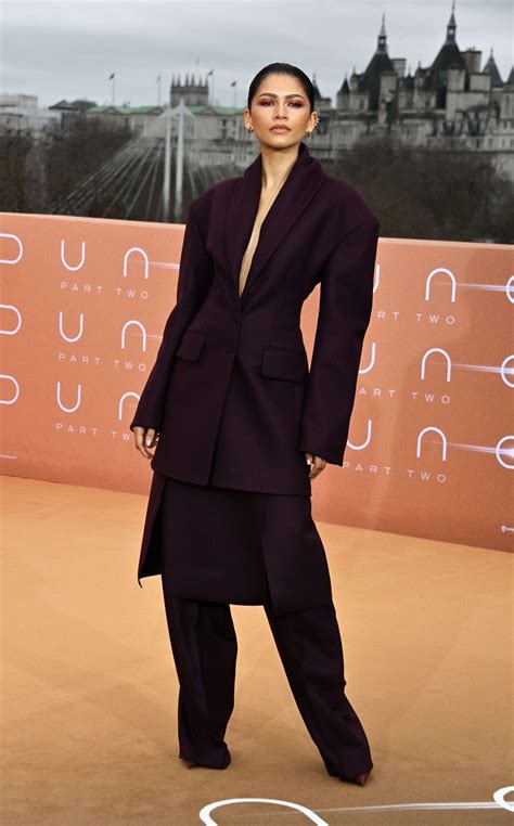 Zendaya At “dune Part Two” Photocall In London 02 14 2024 • Celebmafia