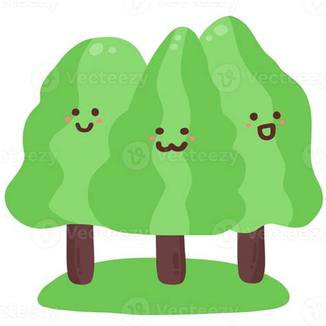 Cute Tree Illustration 43206276 Png