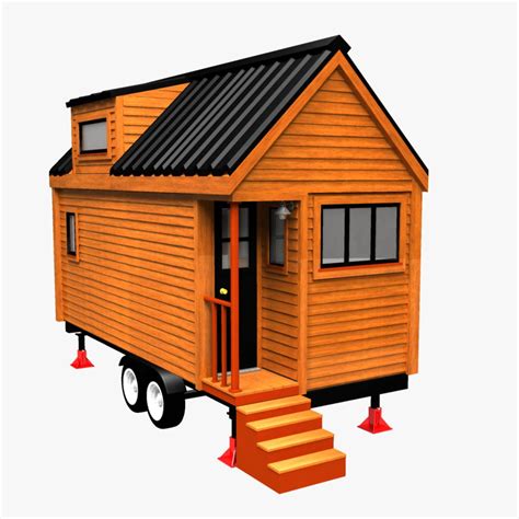 Tiny House 3 3d Model 99 Ma Obj Free3d