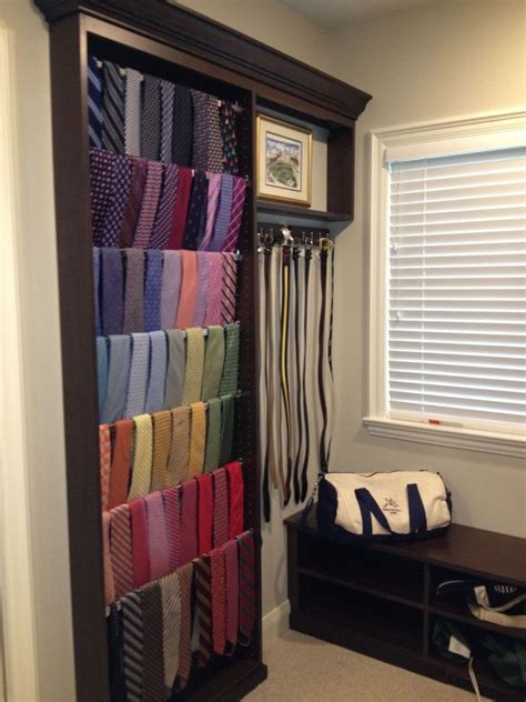 Customer Photos Custom Built Tie Rack Tie Storage Closet Designs