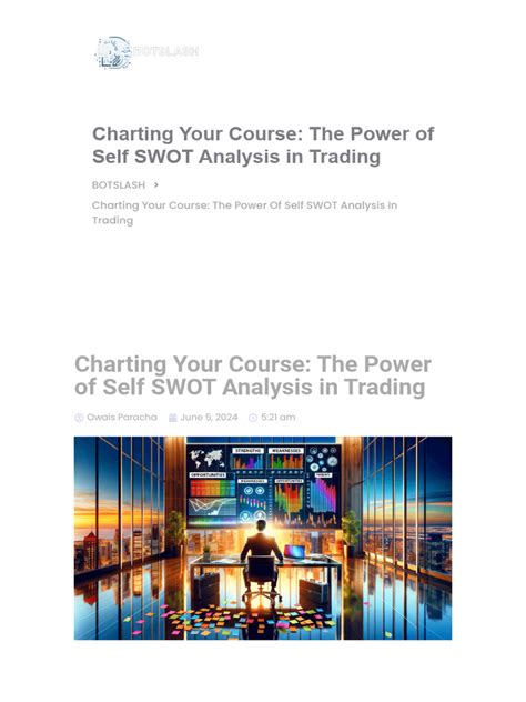 Charting Your Course The Power Of Self Swot Analysis In Trading Pdf