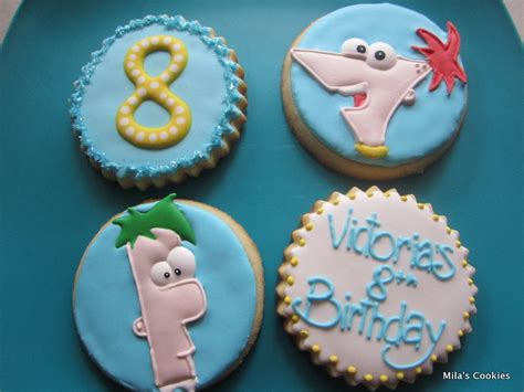 Milas Cookies Phineas And Ferb Cookies