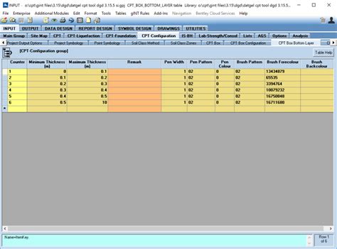 Project Tables Cpt Tool