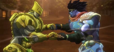 Star Platinum Vs Za Warudo Jojos Bizarre Adventure Jojo Bizarre