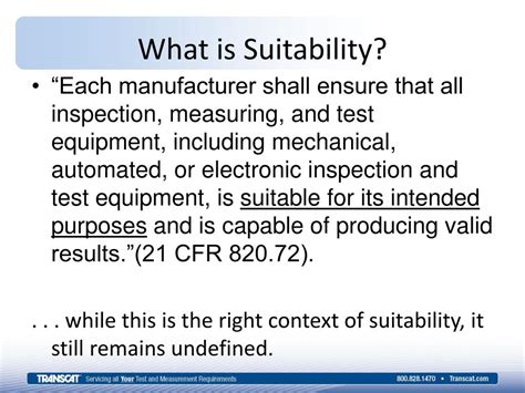 Ppt Suitability Of Instruments Powerpoint Presentation Free Download