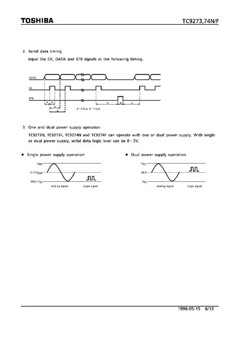 Tc9274f Datasheet613 Pages Toshiba Analog Switch Array Ics