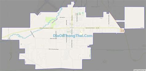 Map Of Eagar Town Thong Thai Real