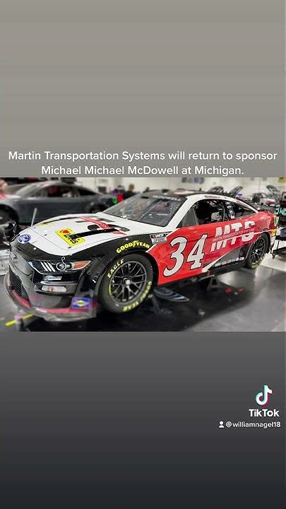 Martin Transportation Systems Will Return To Sponsor Michael Michael