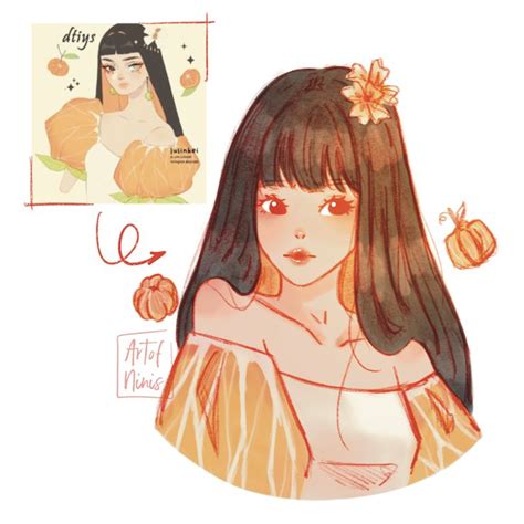 Tangerine Girl Artofninis
