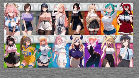 Anime Waifu Beds 22and21 Gallery Minecraft Bedrock Texture Packs