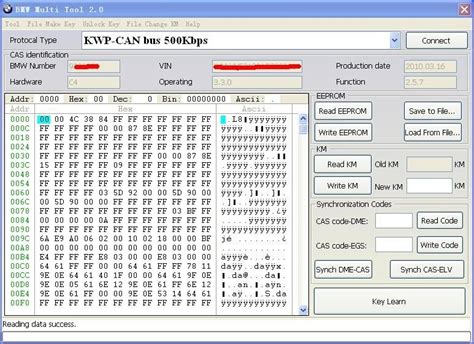 Bmw Multi Tool Plus Bmw Cas4 Adapter Eeprom Function Eobdiifr Blog