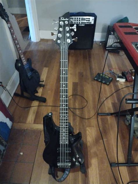 Schecter Omen 8 2003 2011 Gloss Black Reverb