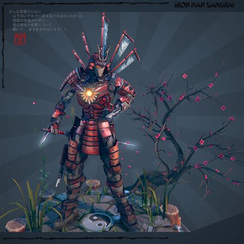 Artstation Iron Man Samurai