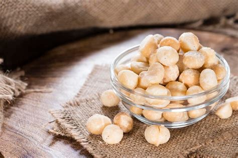 Macadamia Nuts Premium Photo