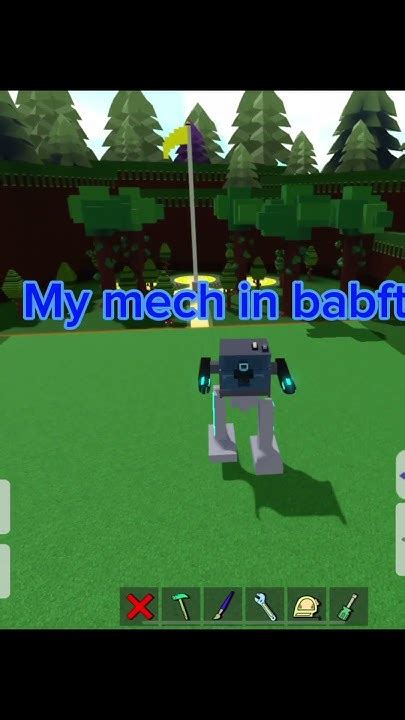 My Walking Mech In Babft 100 Subs Specialbabft Roblox Youtube