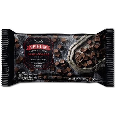 Specially Selected Belgian Semi Sweet Chunks Same Day Delivery Or