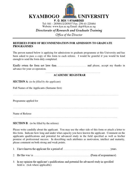 Referee Form Pdf