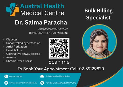 Austral Schedule Your Appointment With Dr Saima Paracha Tomorrow 🌟 Were Excited To Welcome