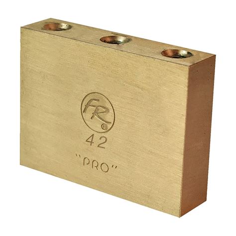 Floyd Rose Pro Tremolo System Fat Brass Sustain Block 42 Mm Glued