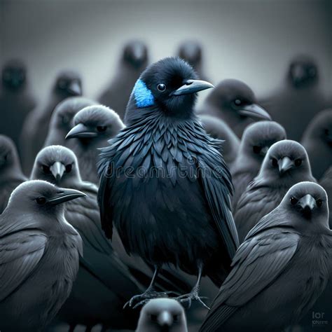 Black Raven Trophy Generative Ai Stock Illustration Illustration Of