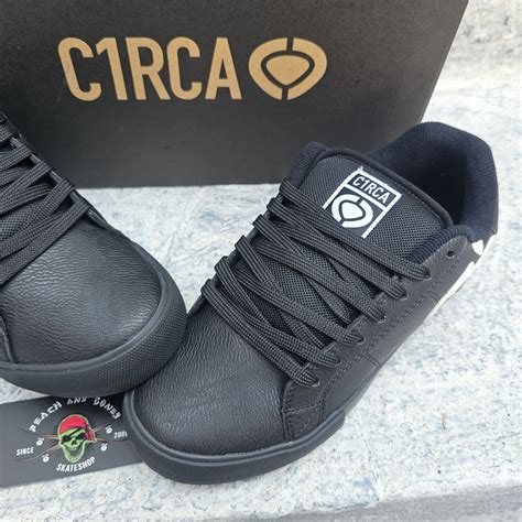 Circa Shoes 211 Vulc Bold Blackwhite Peach And Bones Skateshop