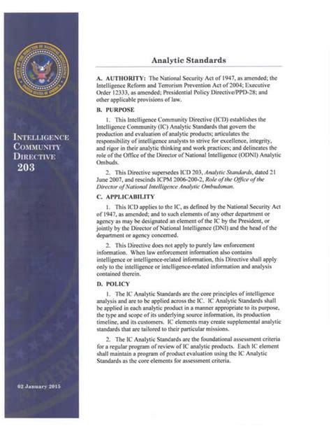 Icd 203 Analytic Standards Pdf