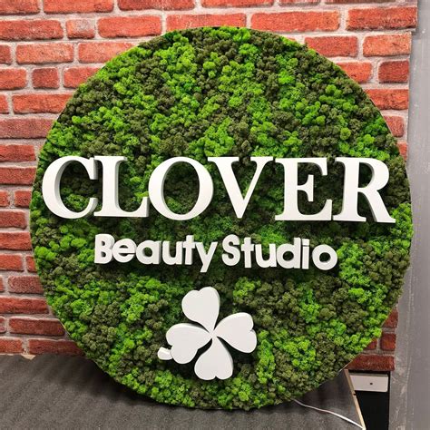 Moss Wall Art Sign Moss Logo Moss Wall Office Moss Sign Custom Moss