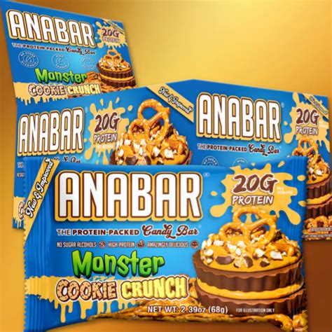 Anabar Protein Bar Protein Packed Candy Bar Amazing Tasting Protein