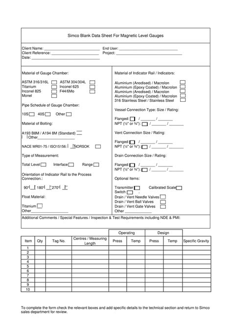 Free Printable Spec Sheet Templates Excel Pdf Word Fashion And Pdf