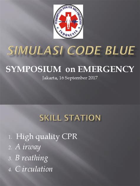 Simulasi Code Blue Di Rumah Sakit Pdf Sains And Matematika