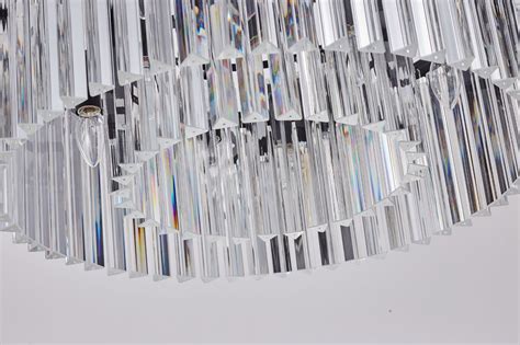 New York 10 Light Hanging Black And Clear Ceiling Fitting Csb3013