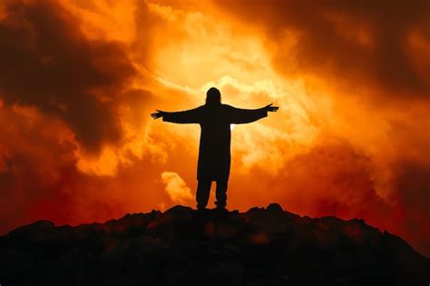 Resurrection Christian Background Premium Ai Generated Image