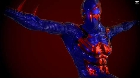 Spider Man 2099 Miguel Ohara — 3d Model By José Luis Pérez López
