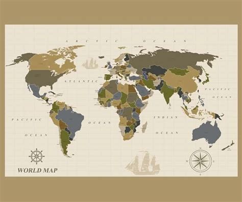 25 Free Creative World Map Templates For Designers Artofit