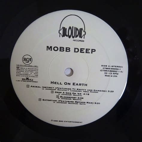 14031400 Usオリジナル2lpハイプステッカー Mobb Deep モブ ディープ Hell On Earth ヘル オン
