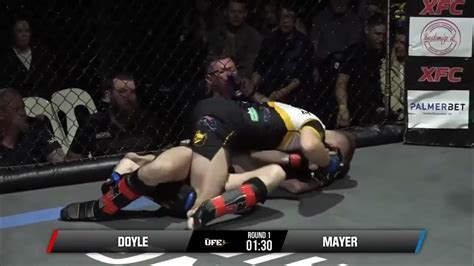 Ufe Fight 1 Xavier Mayer V Ryan Doyle Youtube