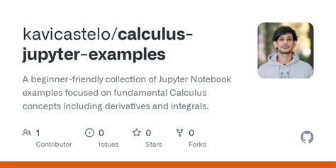 Github Kavicastelocalculus Jupyter Examples A Beginner Friendly Collection Of Jupyter