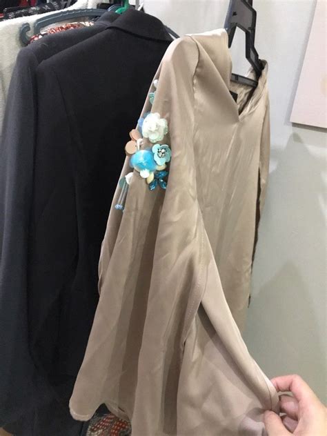 Mc Vogue Nude Latte Baju Kurung Womens Fashion Muslimah Fashion Baju Kurung And Sets On Carousell