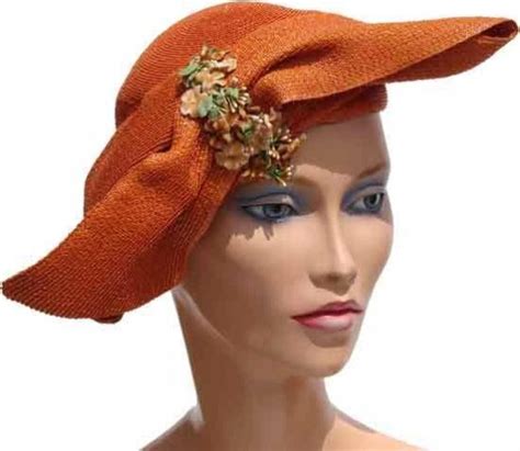 Sculptural Hat Vintage Fashion Guild