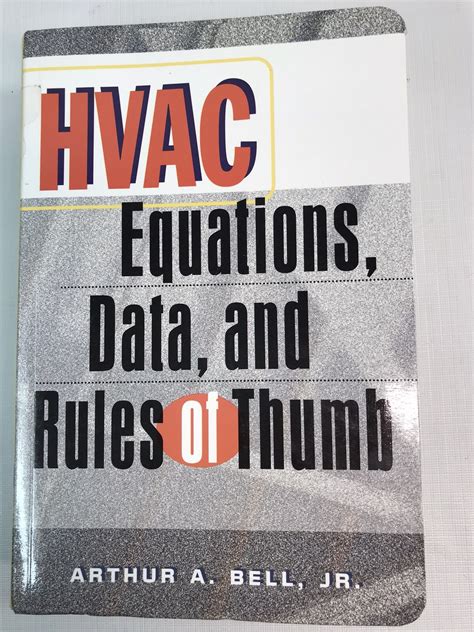 Hvac Equations Data And Rules Of Thumb