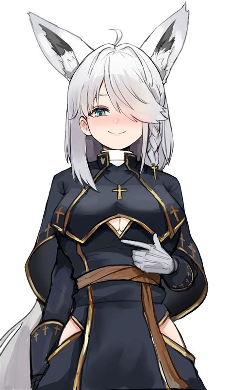 Shirakami Fubuki Hololive Drawn By Hanma53 Danbooru