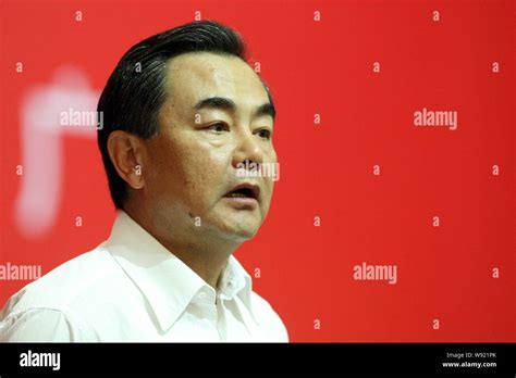 File Wang Yi Newly Appointed Chinas Foreign Minister Delivers A