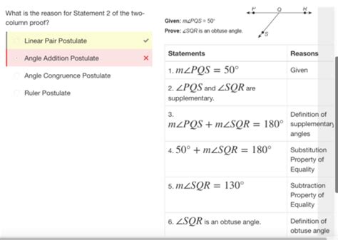 208 Geometric Two Column Proof Flashcards Quizlet