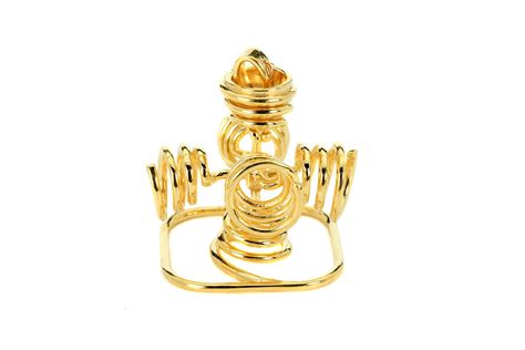 Medium Pendant Gold 18k Field Stabilizer™