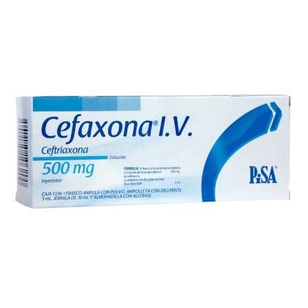 500 Mg Ceftriaxona